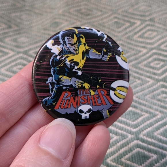 Other | Vintage The Punisher Pin | Poshmark